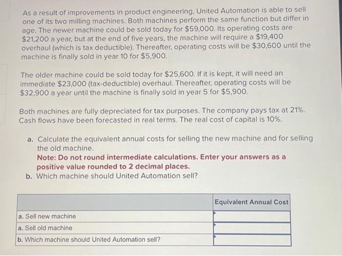 Solved As a result of improvements in product engineering, | Chegg.com