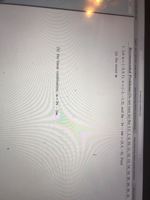 Solved UT Dallas 550 Login oo elearning utdallas.edu | Chegg.com