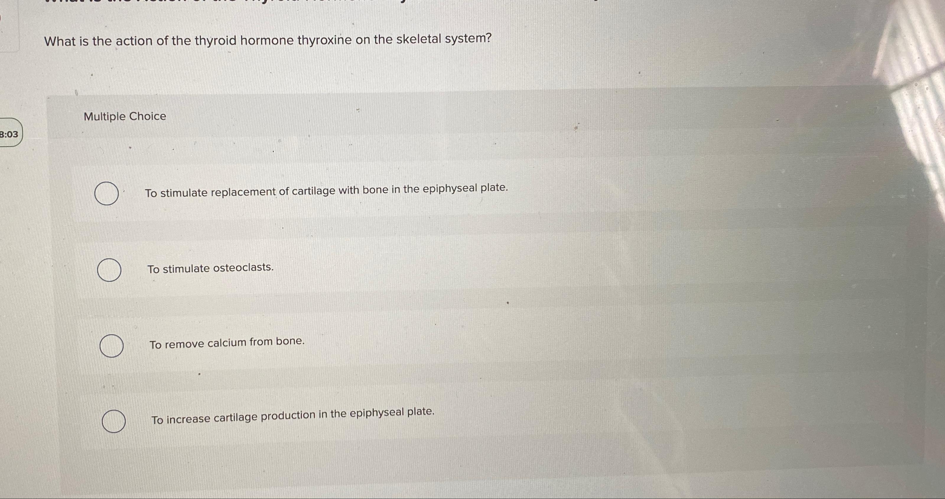 Solved What is the action of the thyroid hormone thyroxine | Chegg.com