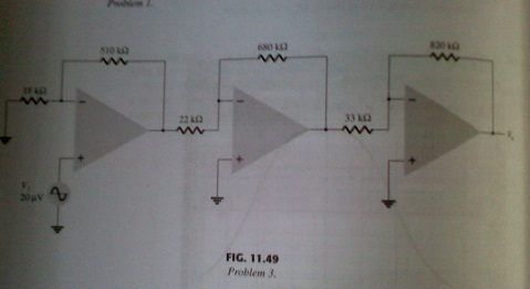 Solved Calculate the output voltage in the circuit of Fig. | Chegg.com