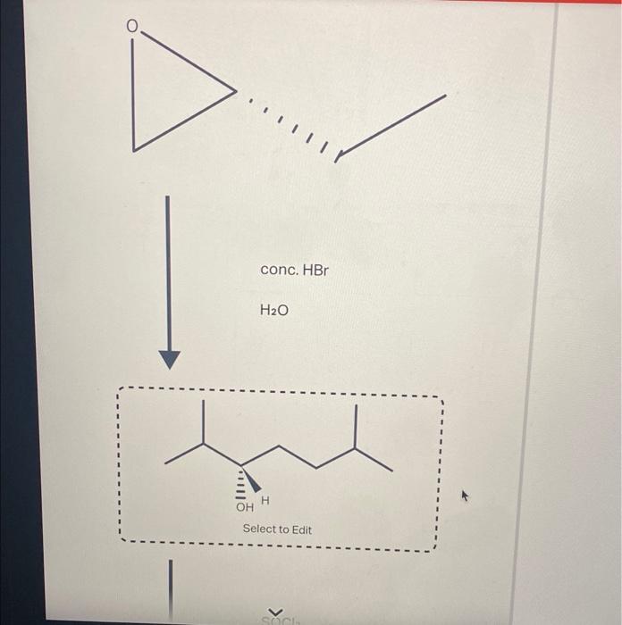 Solved Draw the products of the twe ctenconc. HBr Select to | Chegg.com