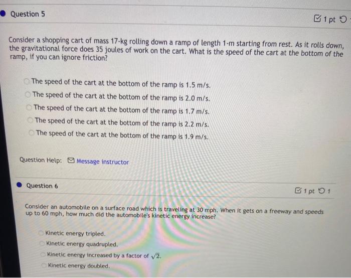 Solved A shopper pushes a grocery cart 10.8 m at a constant | Chegg.com