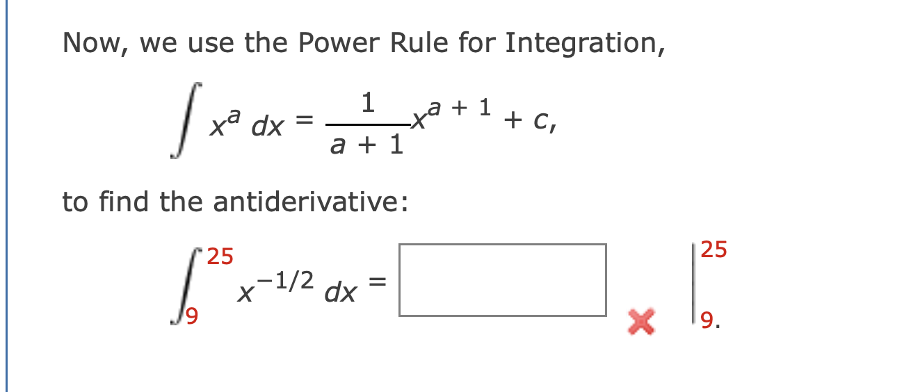 Solved Now, we use the Power Rule for | Chegg.com