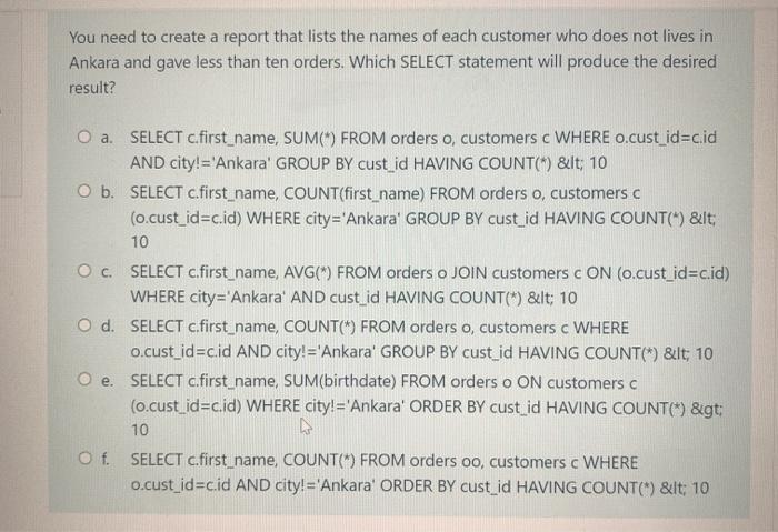 Solved \begin{tabular}{c|l|r|r|c|} \hline ORDER_NUMBER & | Chegg.com