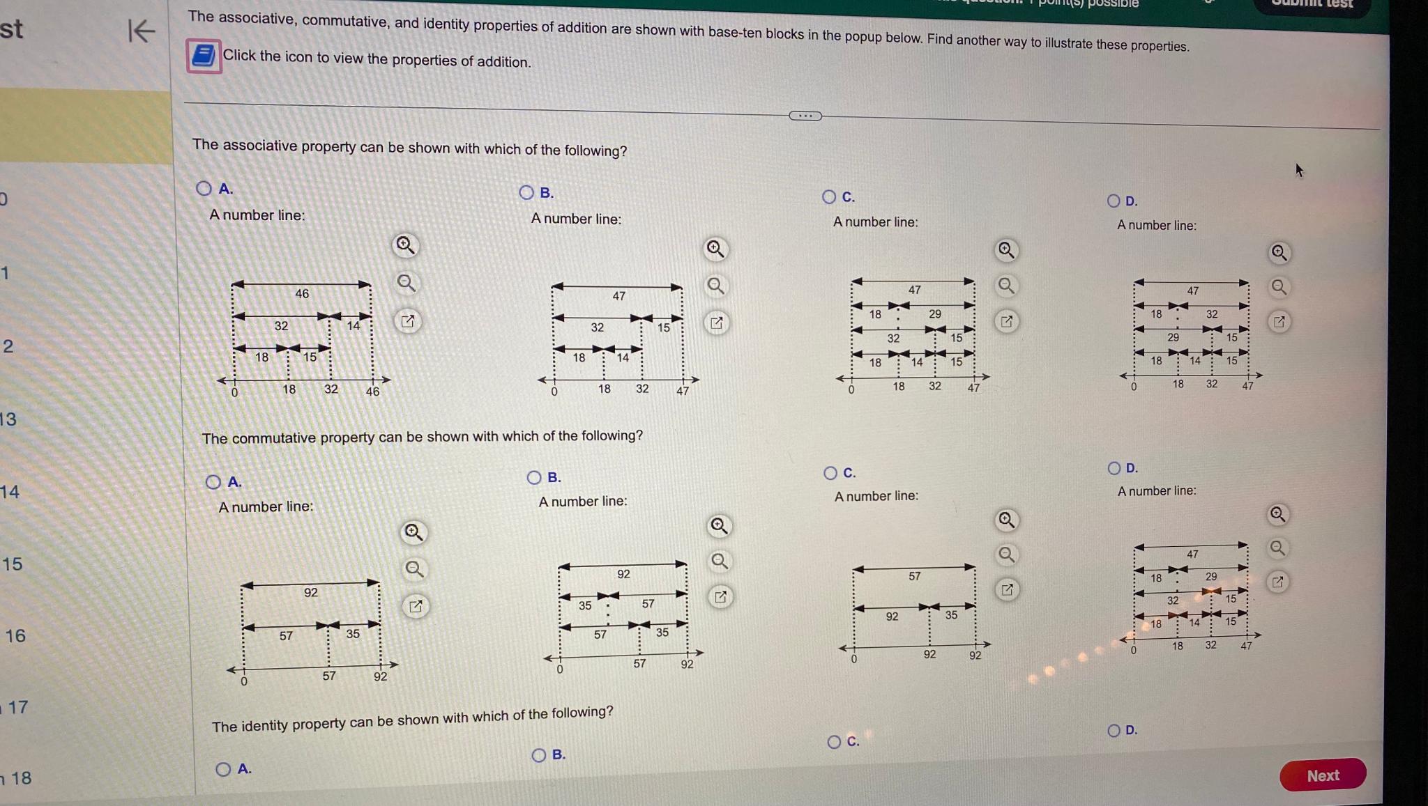 Solved The associative, commutative, and identity properties | Chegg.com