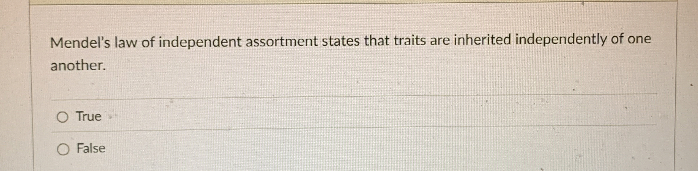 Solved Mendel's law of independent assortment states that | Chegg.com