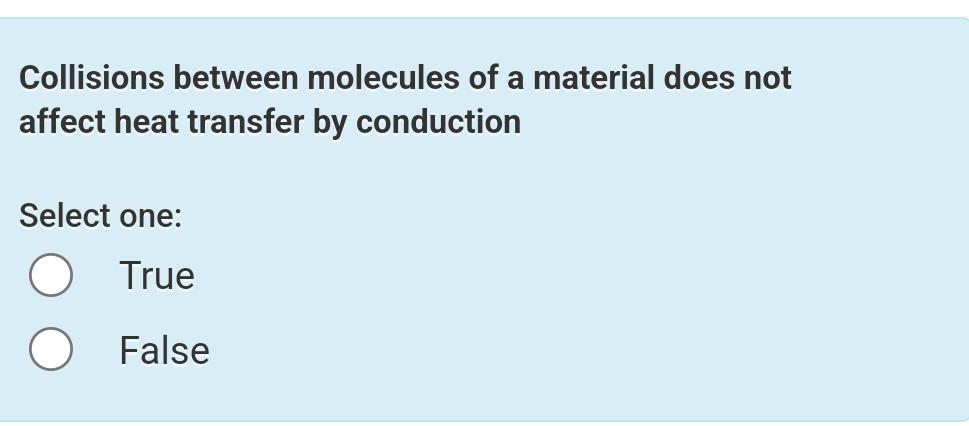 Solved Collisions between molecules of a material does not | Chegg.com
