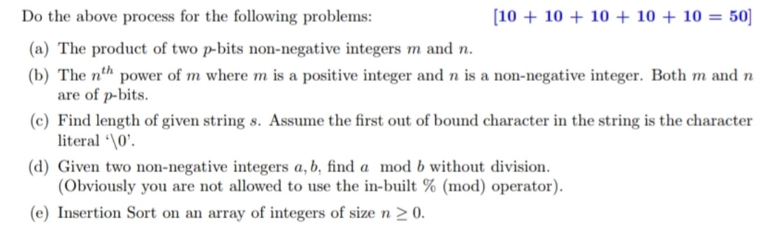 Solved For every problem, do the following:(a) ﻿Definition: | Chegg.com