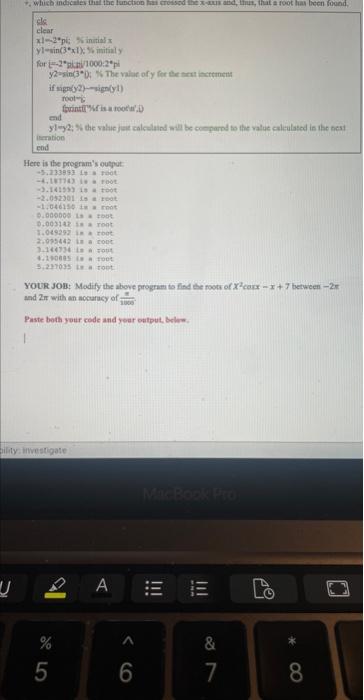 Solved Solve In Octave Online Modify The Above Program To