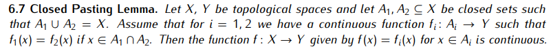 Solved Prove the Closed Pasting Lemma. Let x,Y ﻿be | Chegg.com
