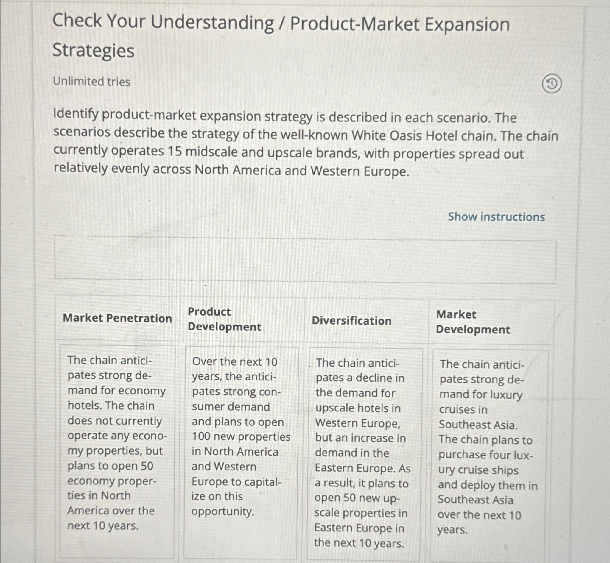 Solved Check Your Understanding / ﻿Product-Market | Chegg.com
