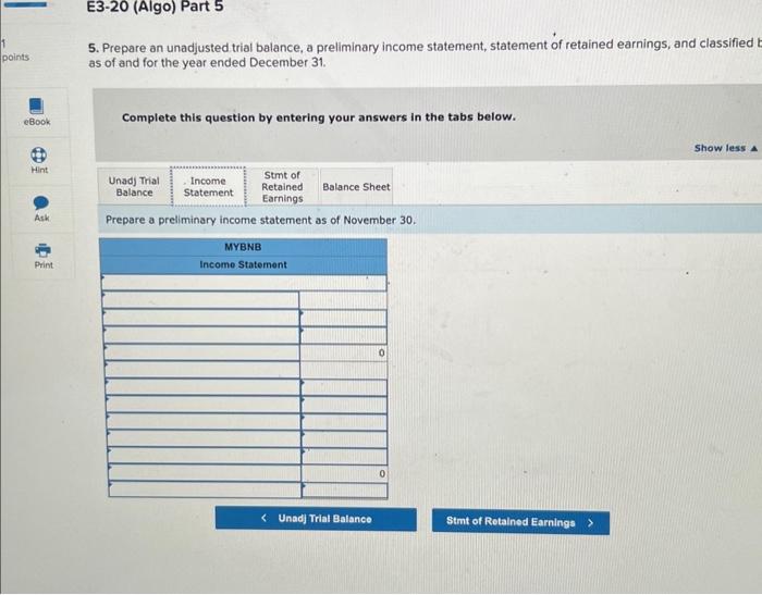 Solved Required information E3-20 (Algo) Analyzing, | Chegg.com