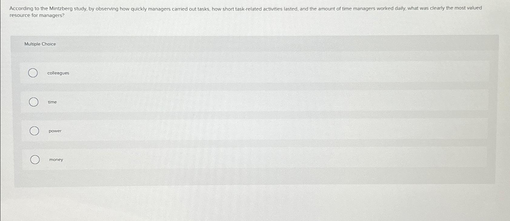 Solved resource for managers?Multiple | Chegg.com