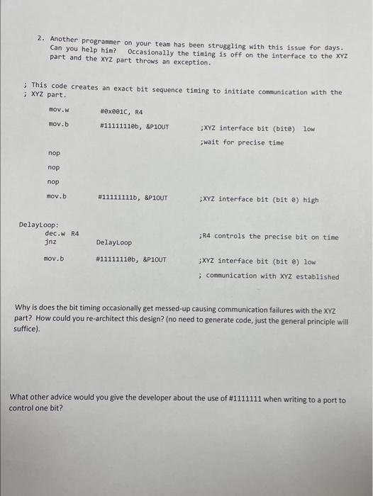 Solved 1. Debug this code written by a junior programmer on | Chegg.com