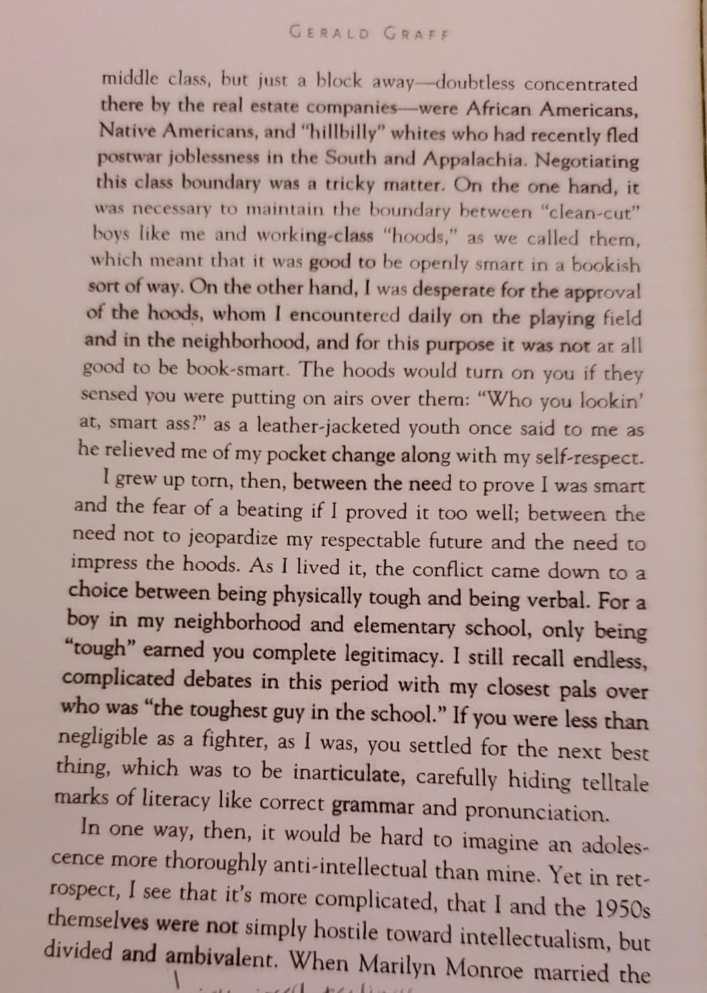 Hidden Intellectualism GERALD GRAFF EVERYONE KNOWS | Chegg.com
