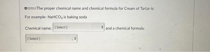 Solved Deme The proper chemical name and chemical formula | Chegg.com