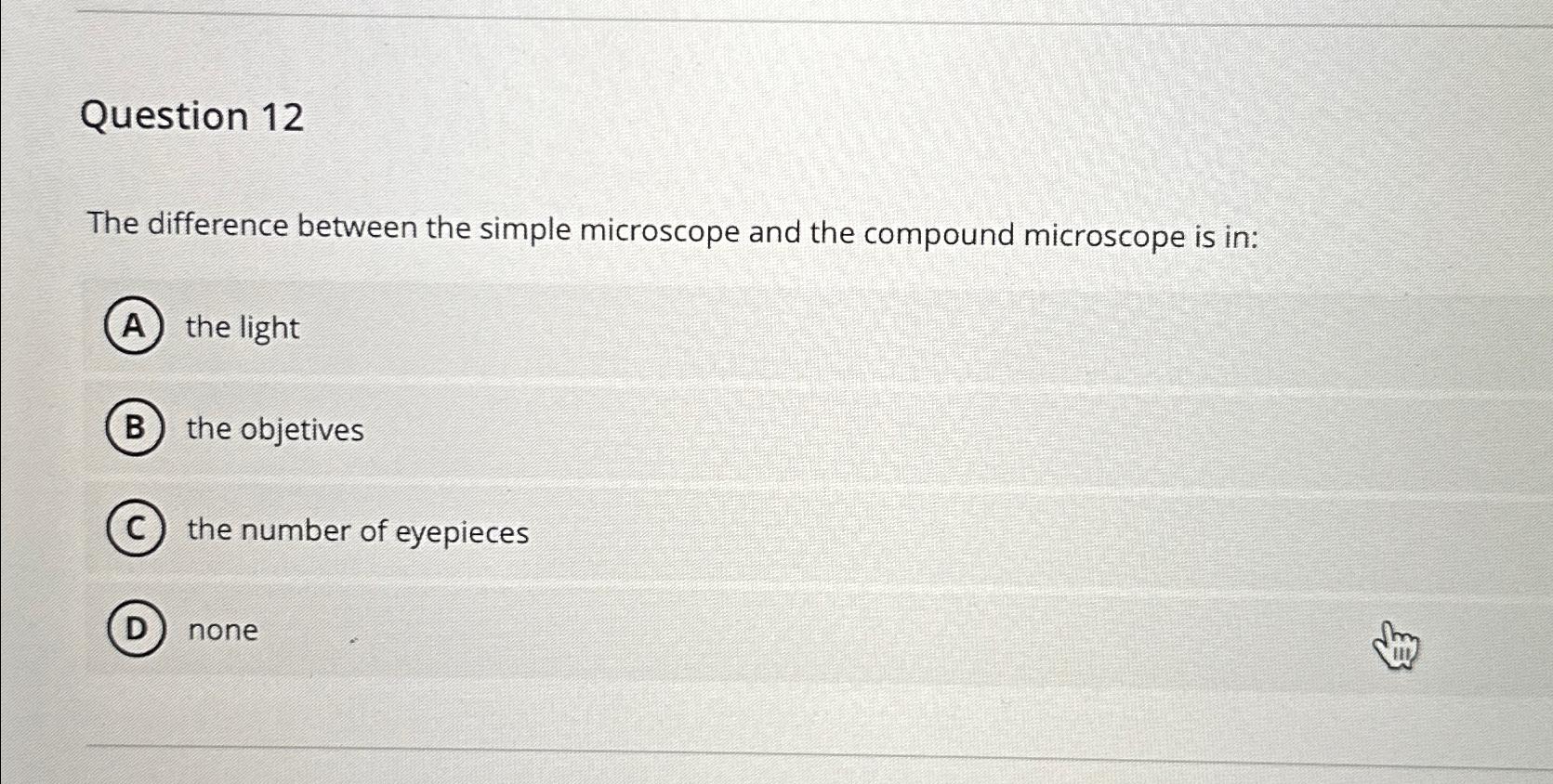 Solved Question 12The difference between the simple | Chegg.com