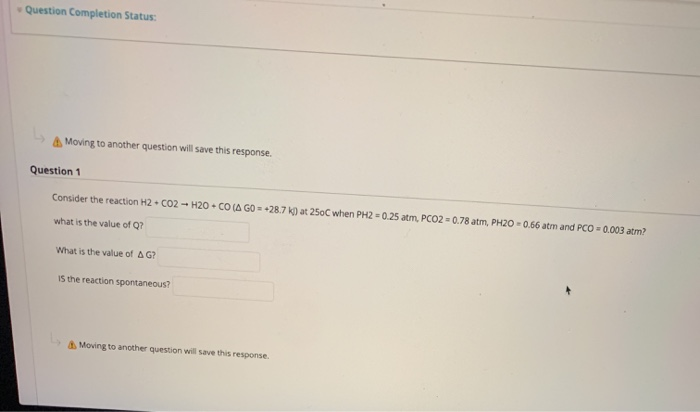Solved Question Completion Status: Moving to another | Chegg.com