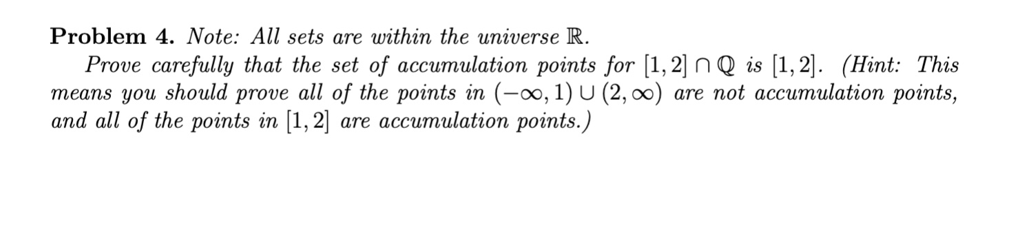 Solved Problem 4. ﻿Note: All sets are within the universe | Chegg.com