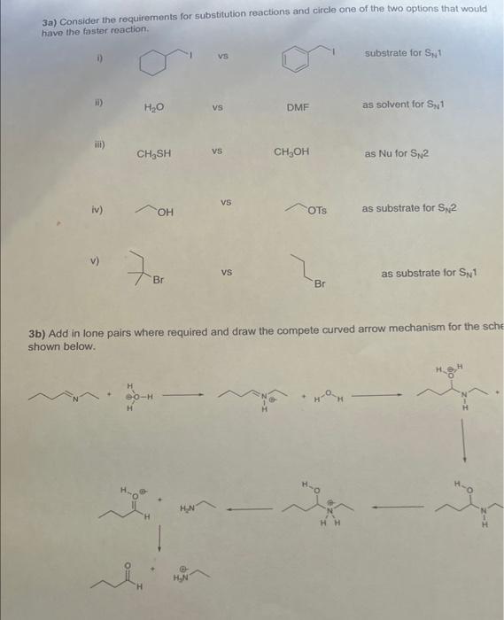 Solved 3a) Consider the requirements for substitution | Chegg.com