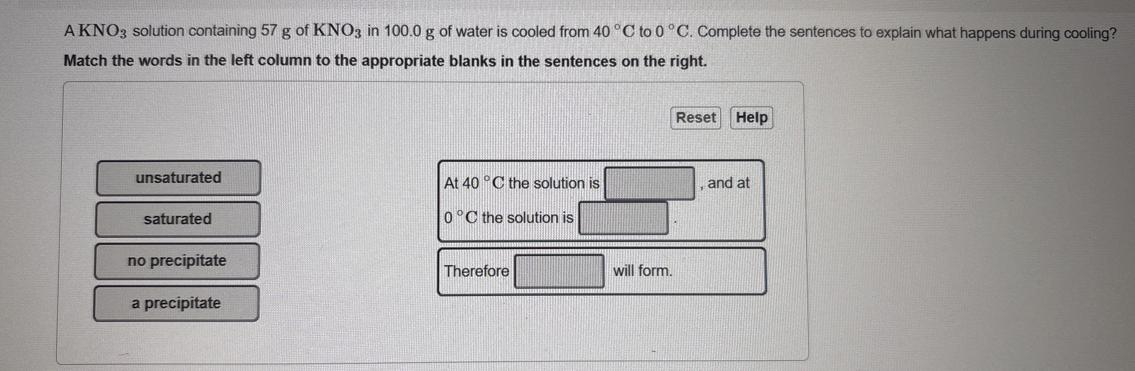 Solved A KNO3 ﻿solution containing 57 ﻿g of KNO3 ﻿in 100.0 | Chegg.com