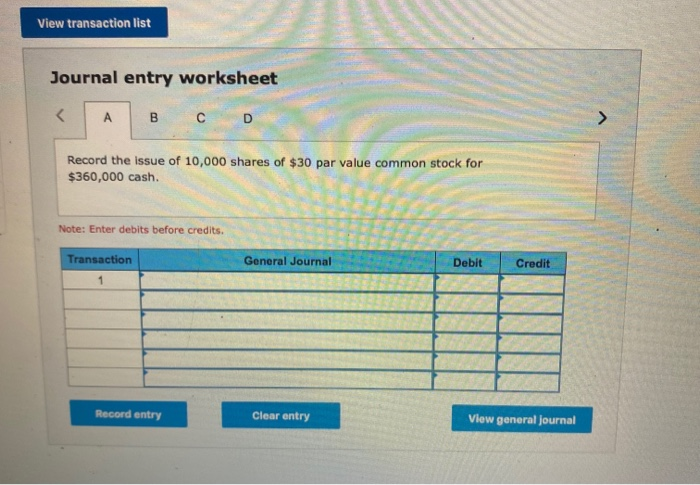 Solved Exercise 11-4 Recording stock issuances LO P1 Prepare | Chegg.com