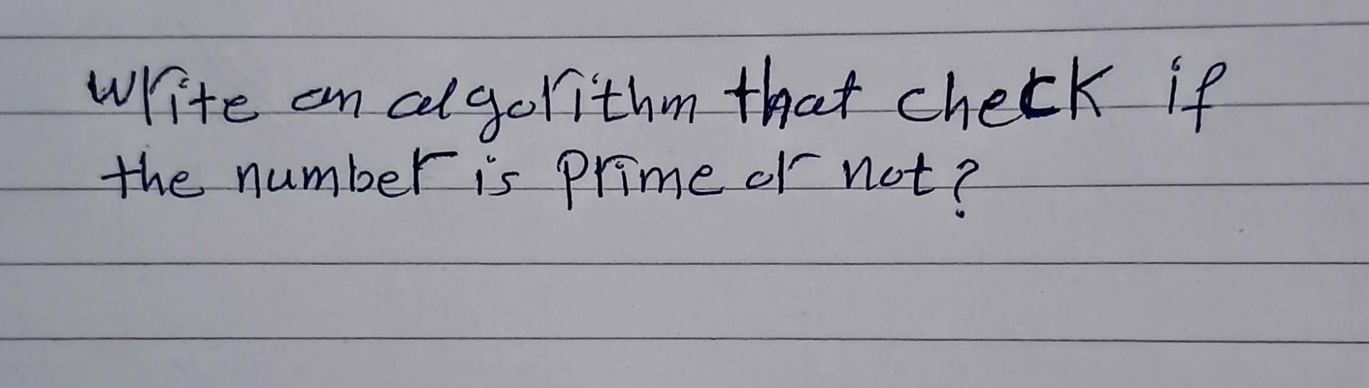 Solved I want a solution using algorithms, and I don't want | Chegg.com