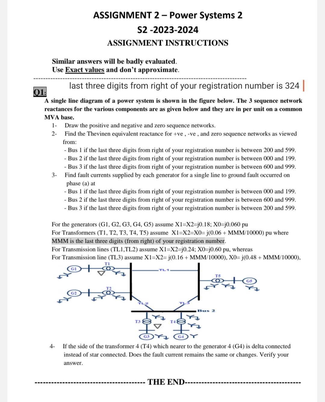 ASSIGNMENT 2 - ﻿Power Systems | Chegg.com