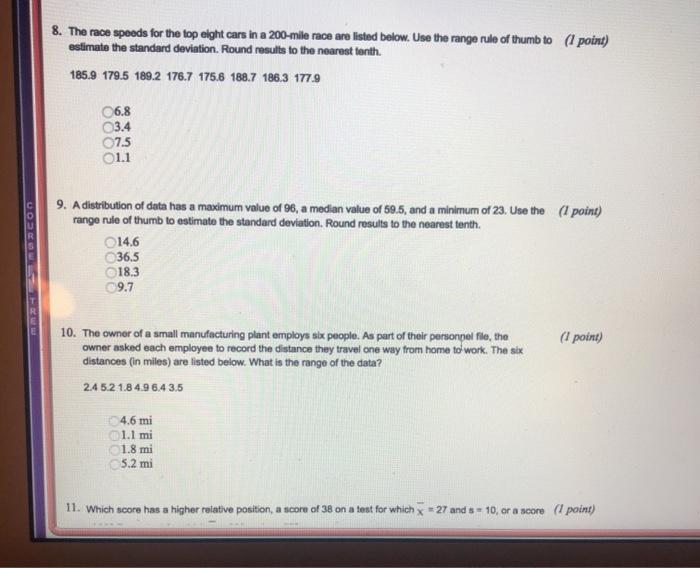 Solved 6. Listed below are the systolic blood pressures (in | Chegg.com