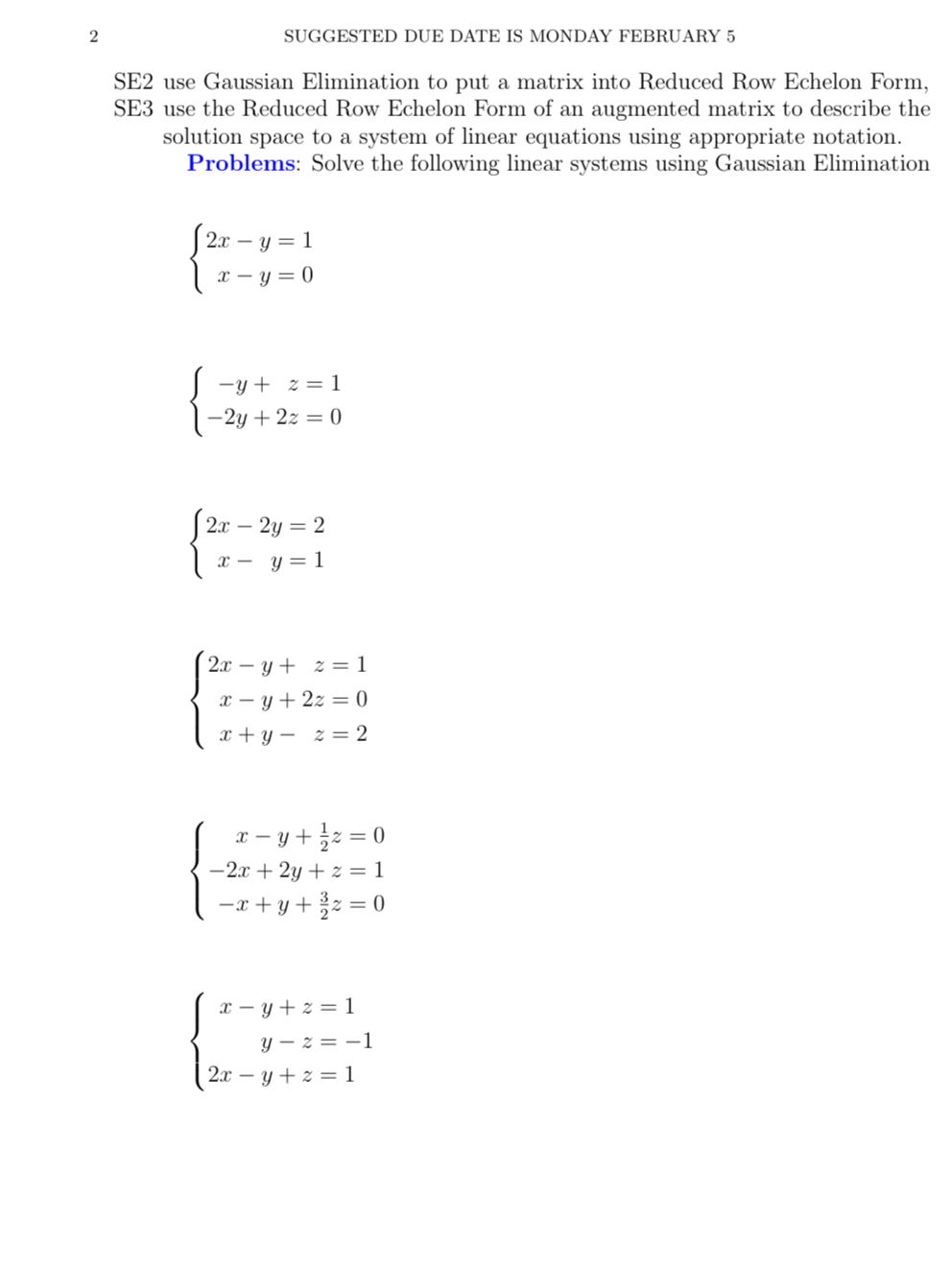 Solved use Gaussian Elimination to put a matrix into Reduced | Chegg.com