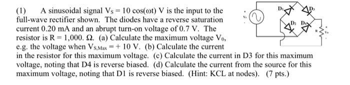 Solved Diode as a Half-Wave Rectifier Half-Wave Rectifier | Chegg.com