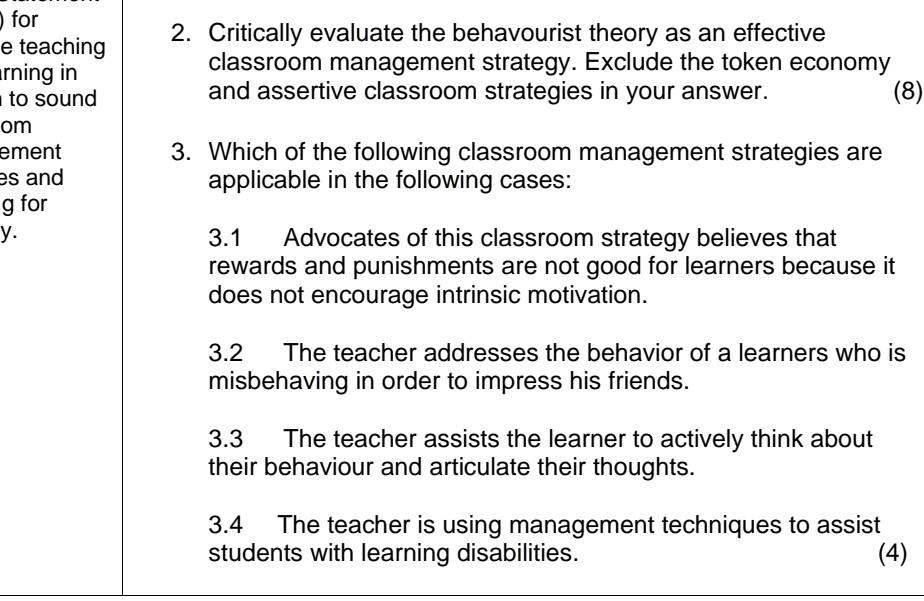 Solved for e teaching ining in to sound om ement es and g | Chegg.com