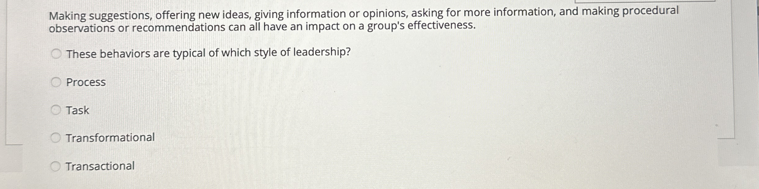 Solved Making suggestions, offering new ideas, giving | Chegg.com