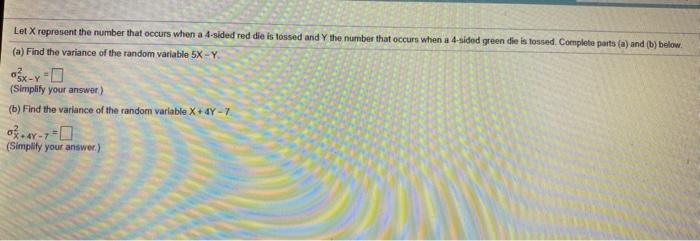 Solved Let X represent the number that occurs when a 4-sided | Chegg.com