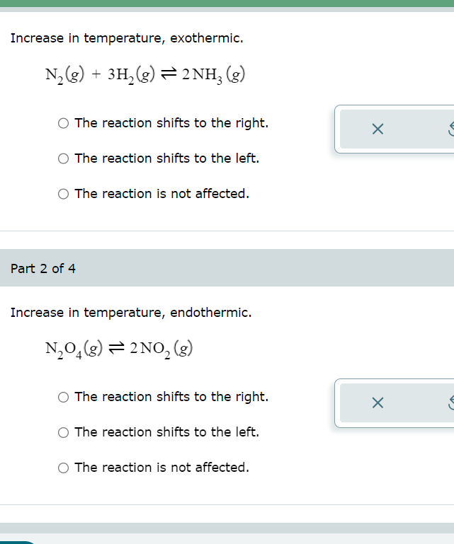 Solved Increase in temperature, | Chegg.com