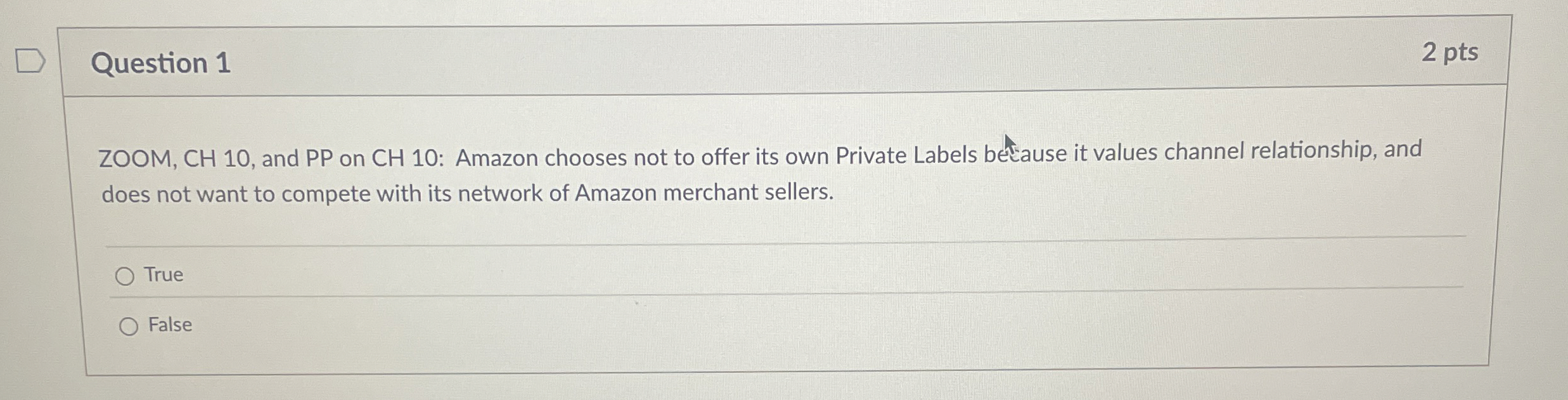 Solved Question 12 ﻿ptsZOOM, CH 10, ﻿and PP on CH 10: Amazon | Chegg.com