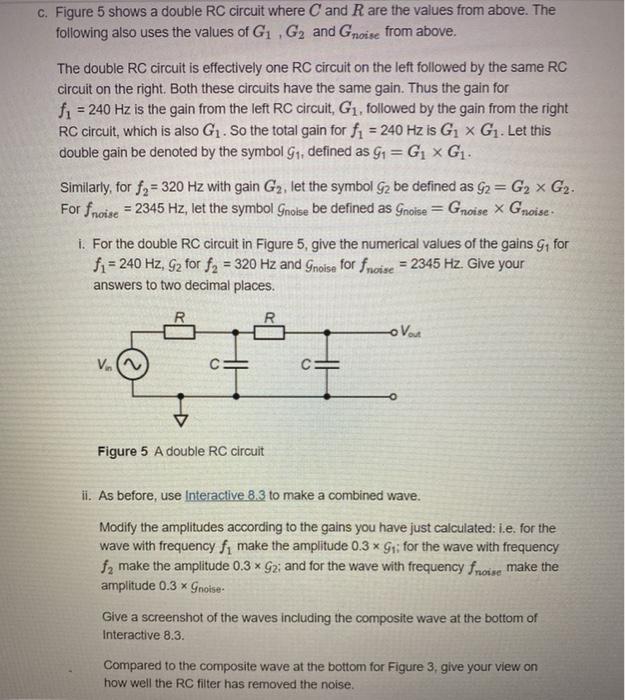 You are required to design a low pass RC circuit to | Chegg.com