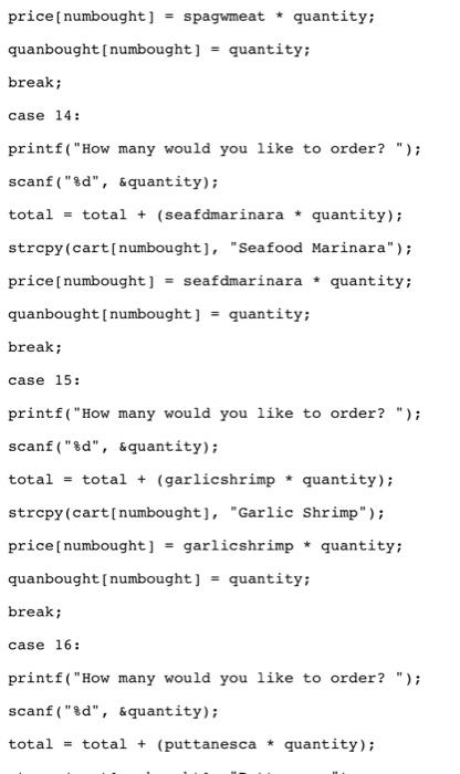 Solved create a flowchart with the following codes: | Chegg.com