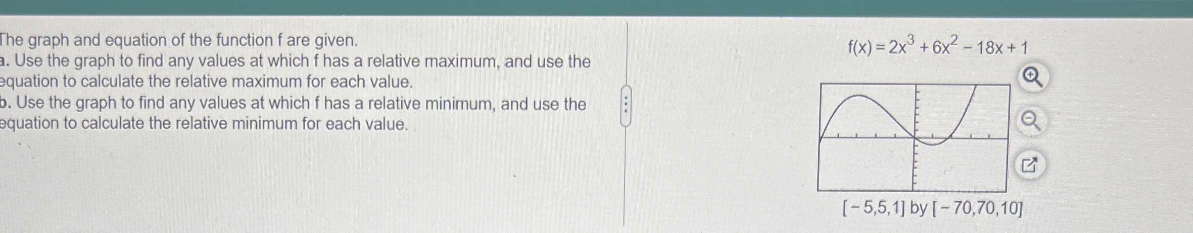 Solved The graph and equation of the function f ﻿are given.. | Chegg.com