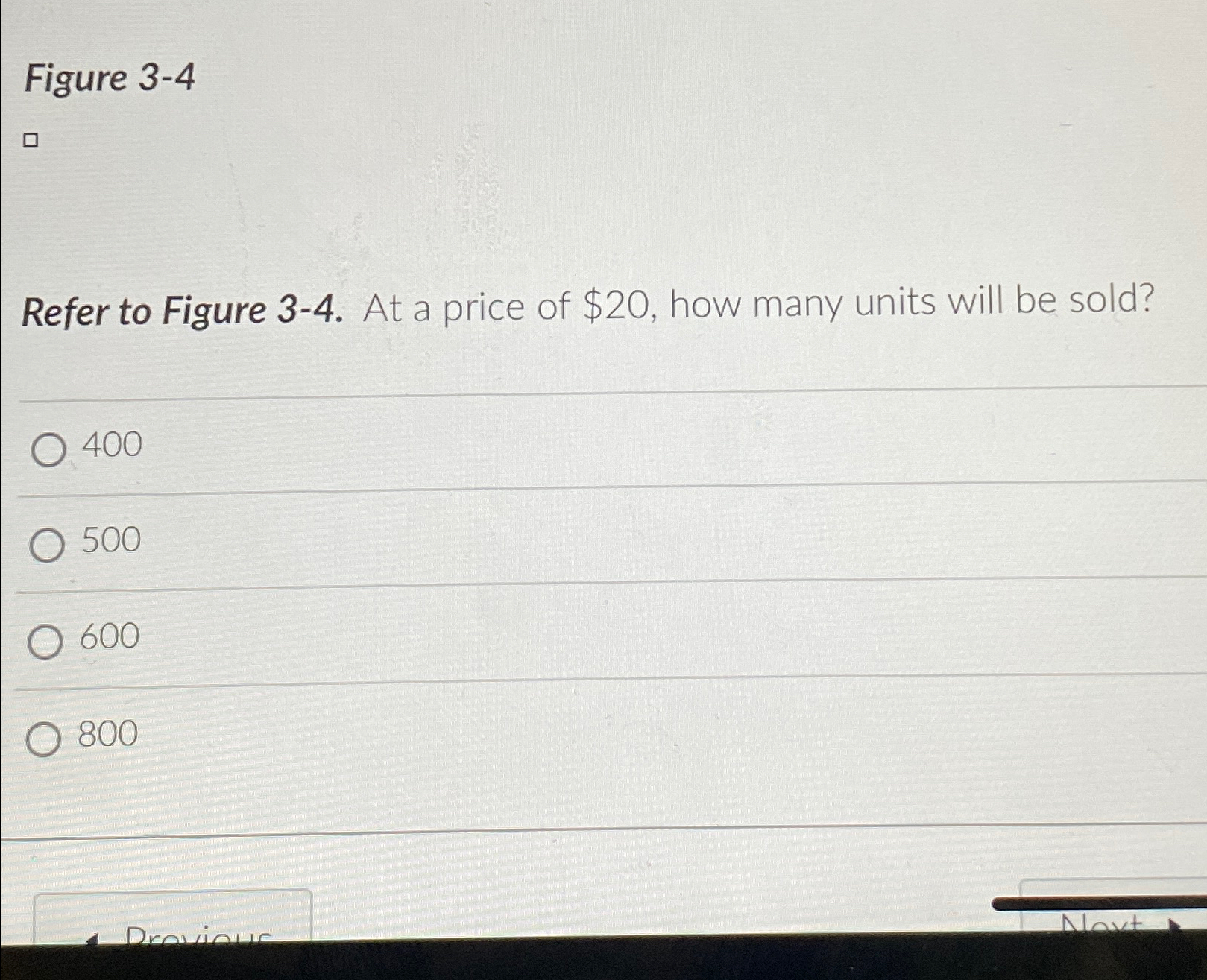 Solved Figure 3-4Refer to Figure 3-4. ﻿At a price of $20, | Chegg.com