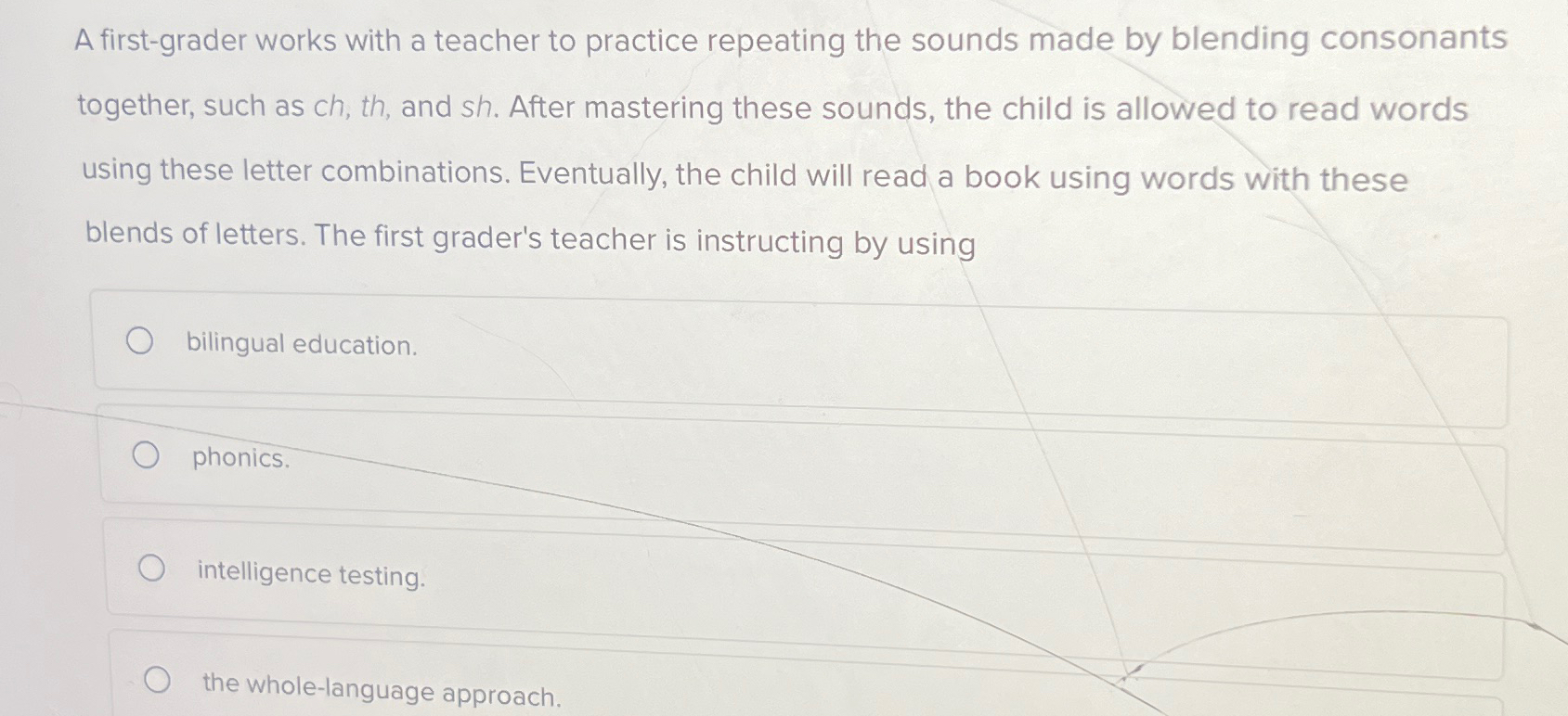 Solved A first-grader works with a teacher to practice | Chegg.com