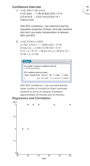 Solved Confidence intervals A n=30,95%=1.96, p=0.8 E-Zevpan | Chegg.com