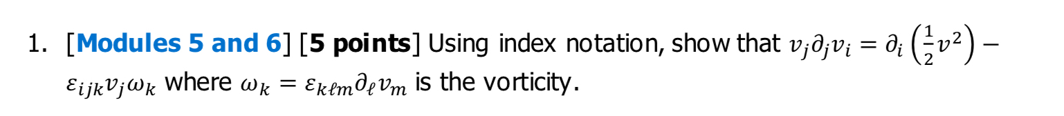 Solved Using index notation, show that | Chegg.com
