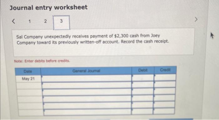 Solved Exercise 7.9 (Algo) Comparing direct write-off and | Chegg.com