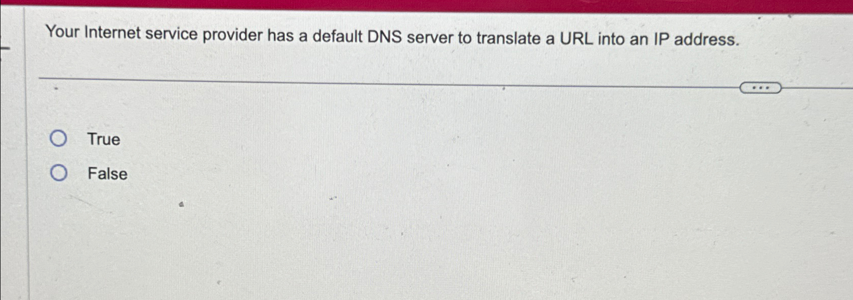 Solved Your Internet service provider has a default DNS | Chegg.com