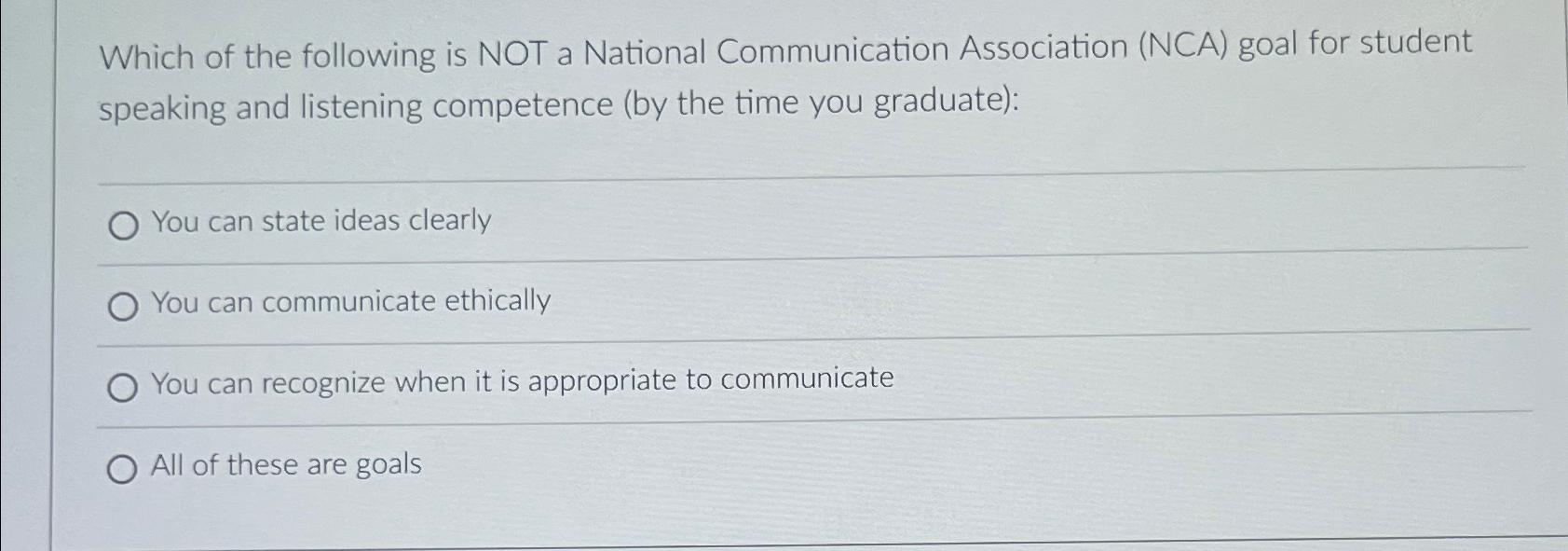 Solved Which of the following is NOT a National | Chegg.com