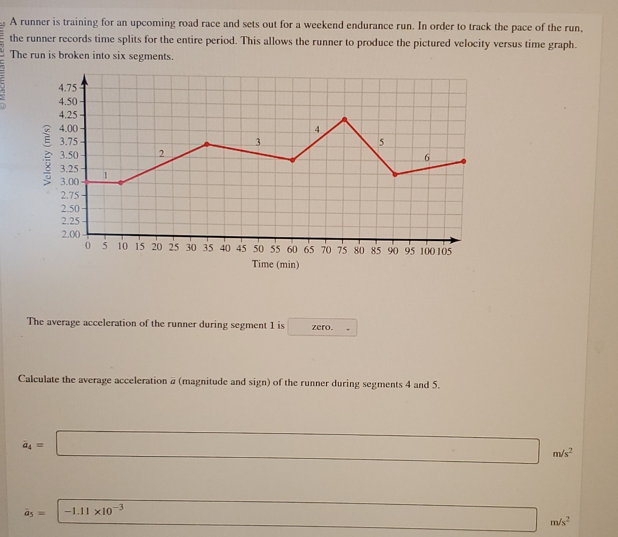 Solved A runner is training for an upcoming road race and | Chegg.com