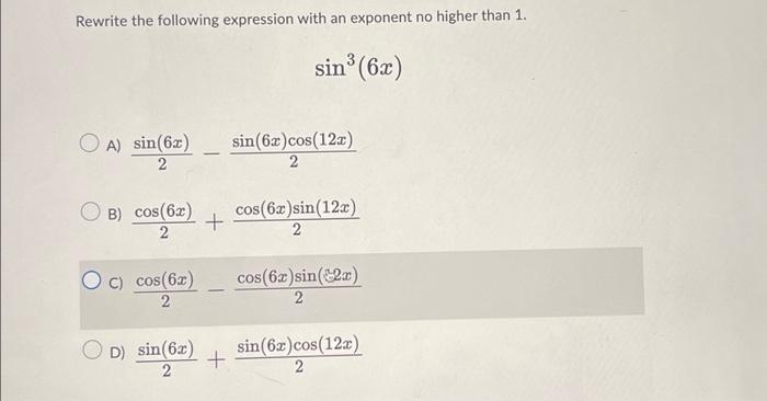 Solved Rewrite the following expression with an exponent no | Chegg.com