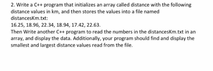 Solved 2 Write A C Program That Initializes An Array 2707
