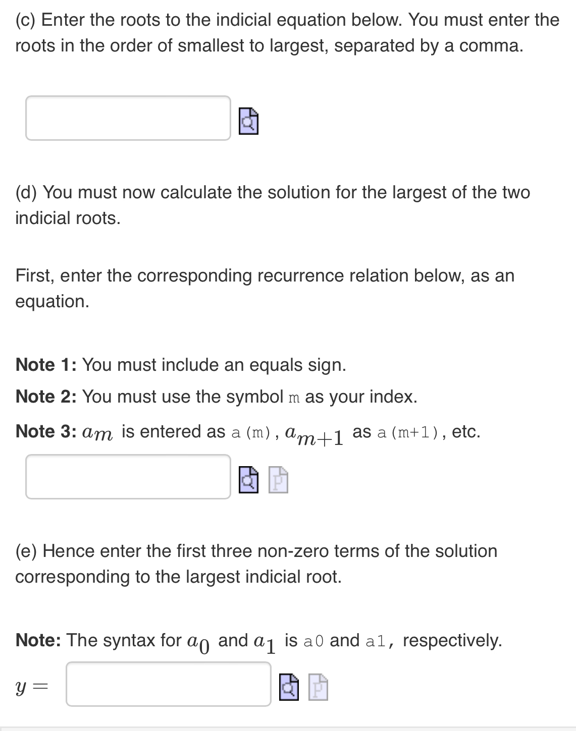 Solved Consider the following differential | Chegg.com